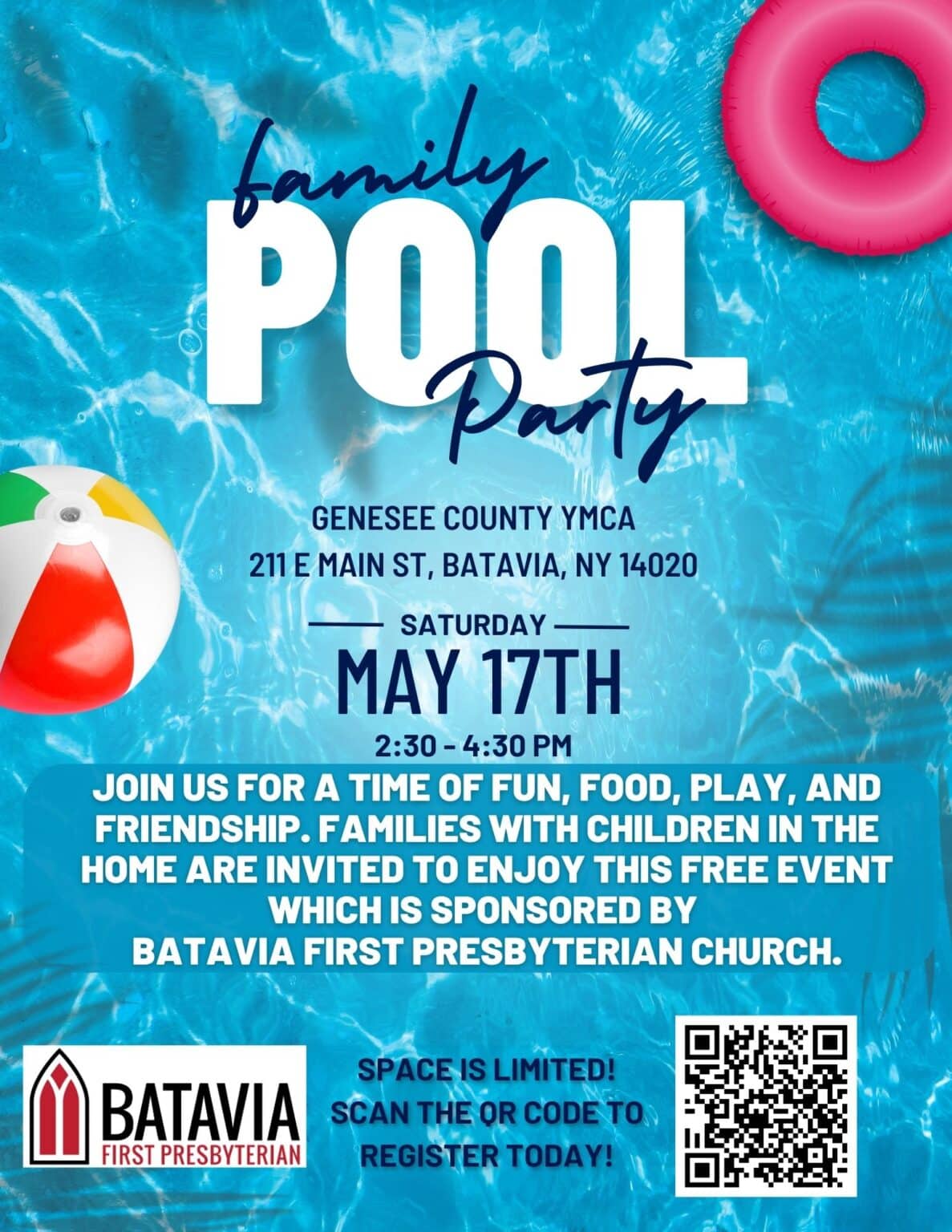 Family Pool Party | Batavia First Presbyterian Church